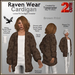 Second Life Marketplace - Raven Wear Open Cardigan [2cute] Tweenster ...